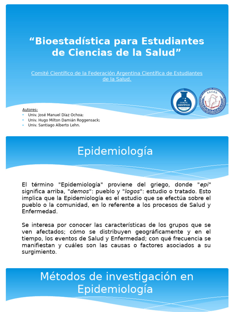 Conceptos Basicos de Epidemiologia | PDF