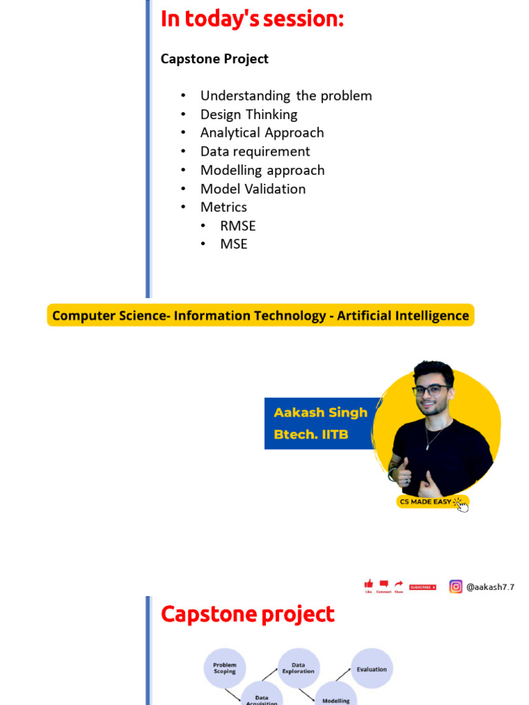 Captsone Project AI Class 12 | PDF