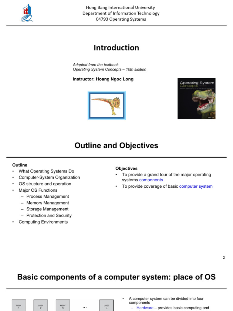 Lecture 01 - Introduction | PDF