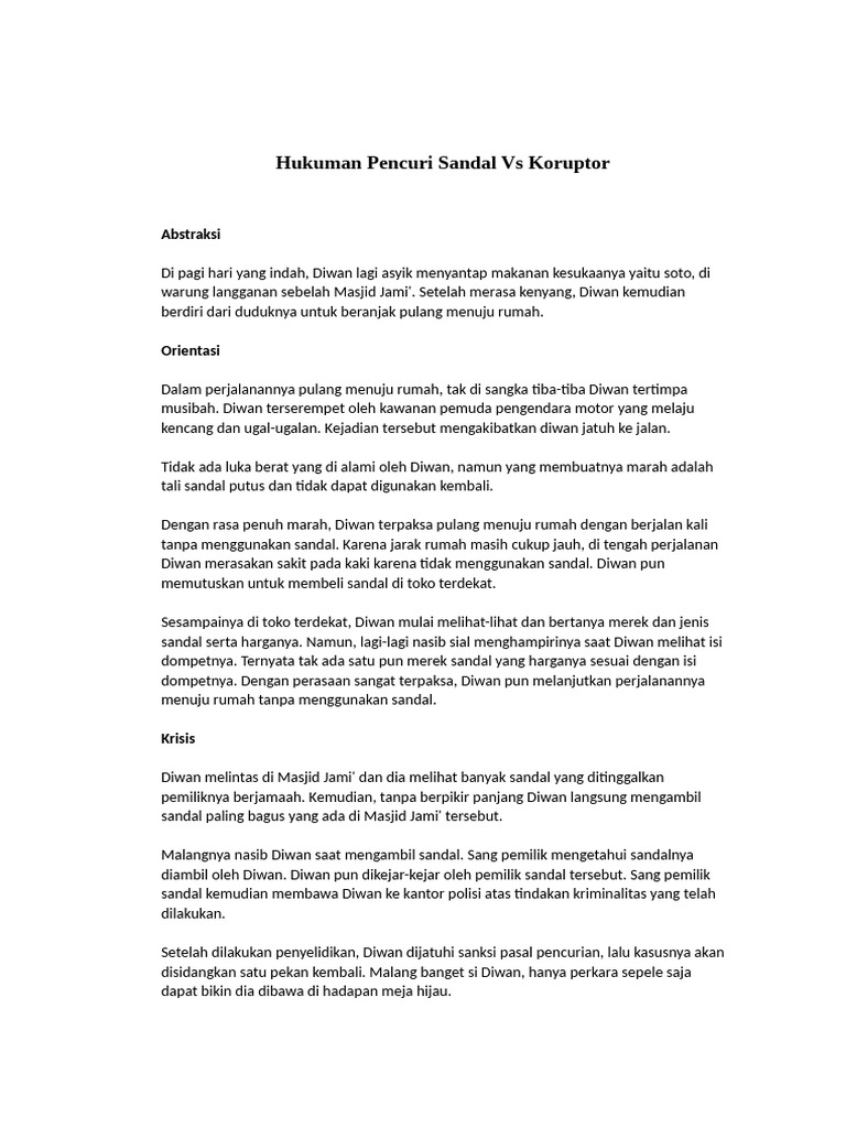 Contoh Teks Anekdot Dzikry | PDF