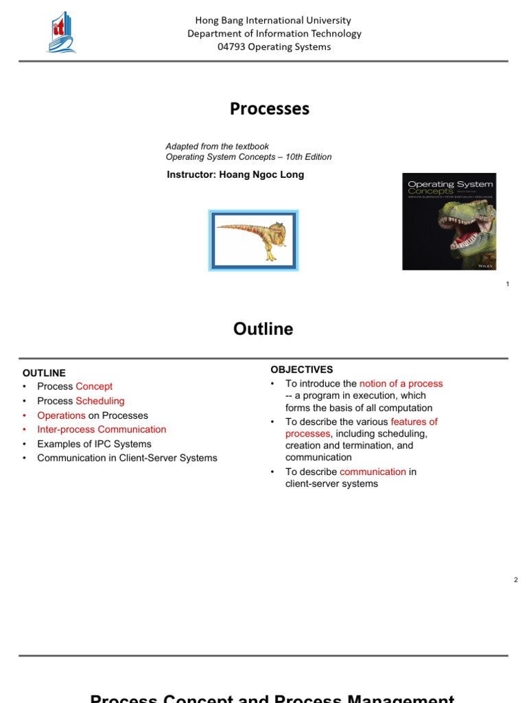 Lecture 03 - Processes | PDF
