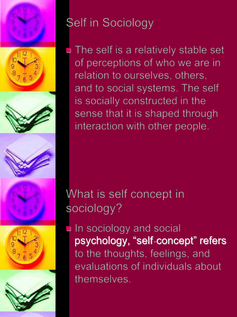 Sociological Self Perspective 1 | PDF | Self Concept | Identity (Social ...