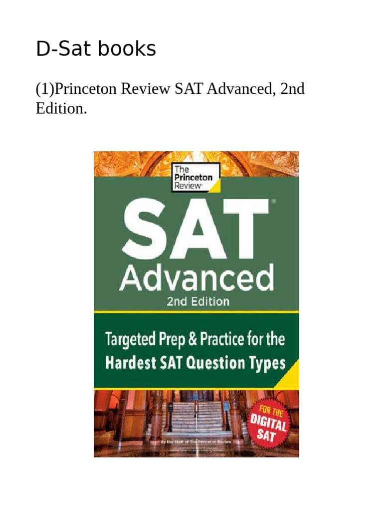 Sat Books | PDF