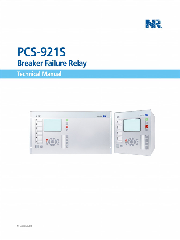 PCS-921S - X - Technical Manual - EN - Overseas General - X - R1.41 ...