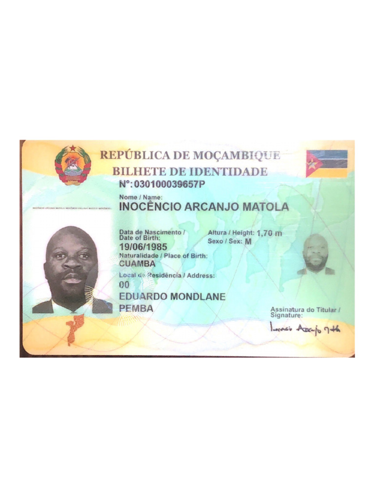 BI Actual e Revisto Inocencio Matola | PDF