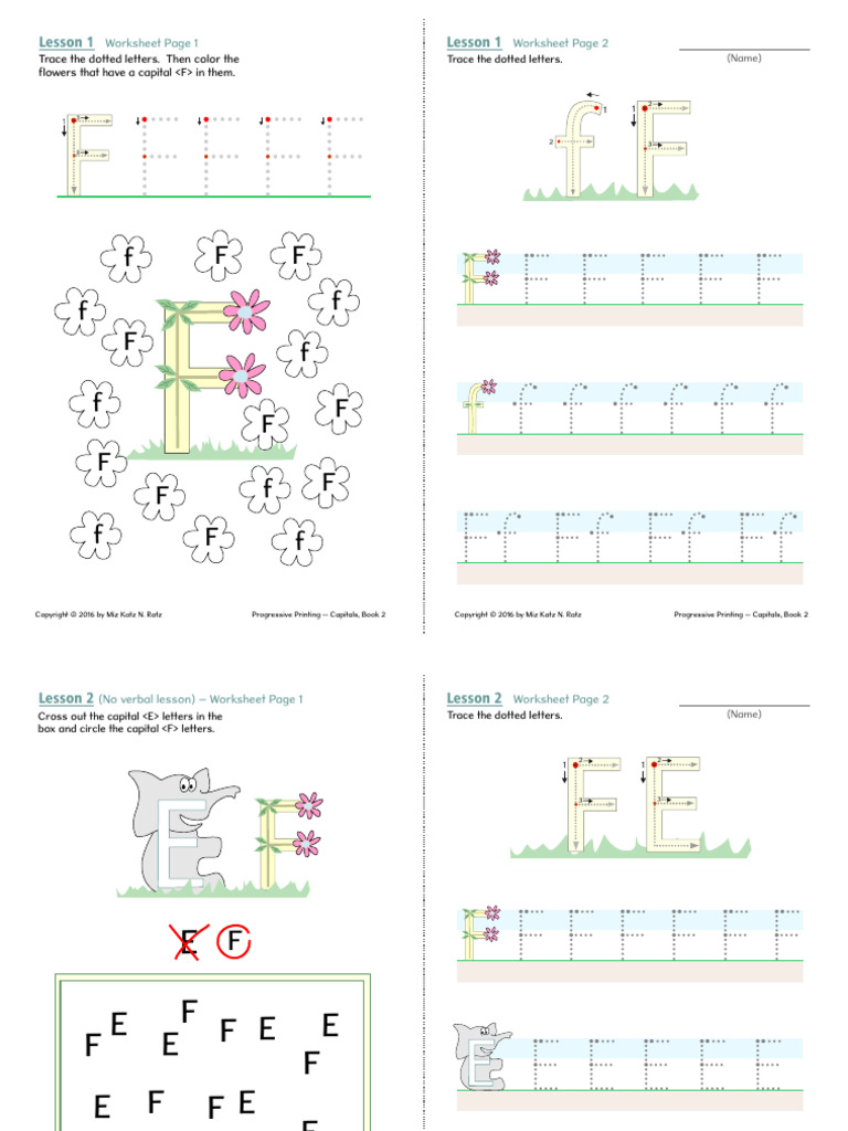 2. Capital Letter Booklet #2 Author Progressive Phonics | PDF