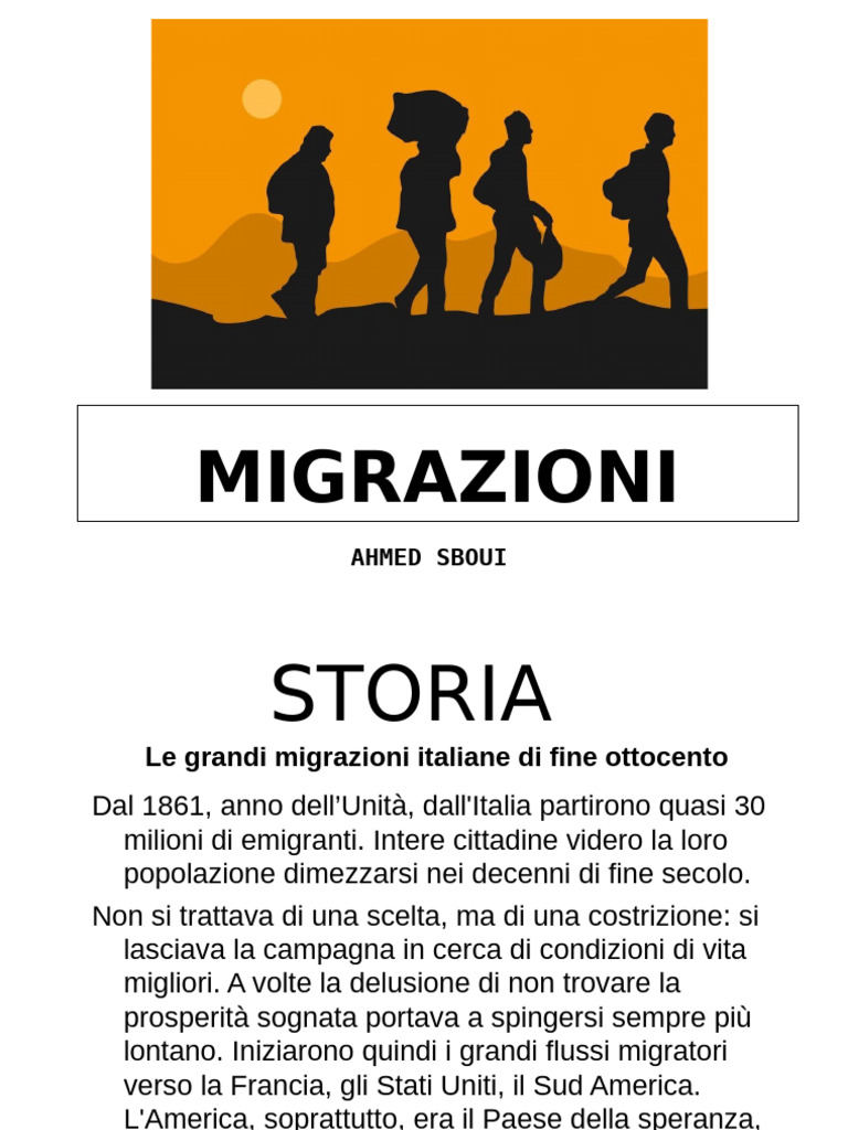 Migrazioni | PDF