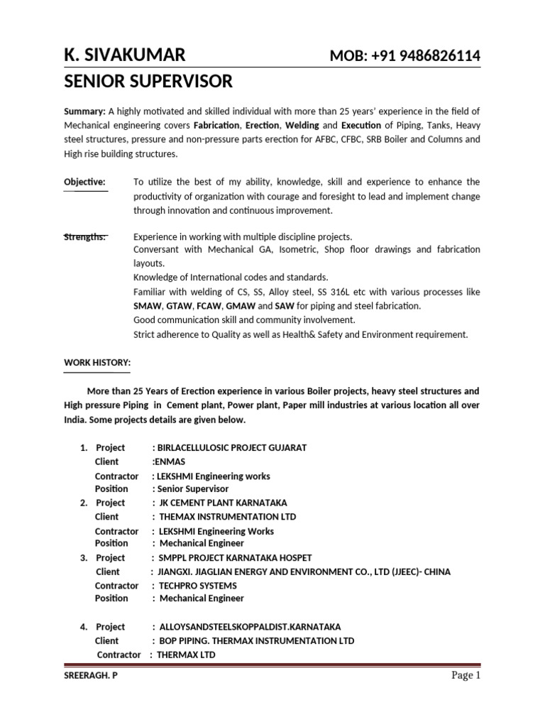 CV Shiva Kumar | PDF