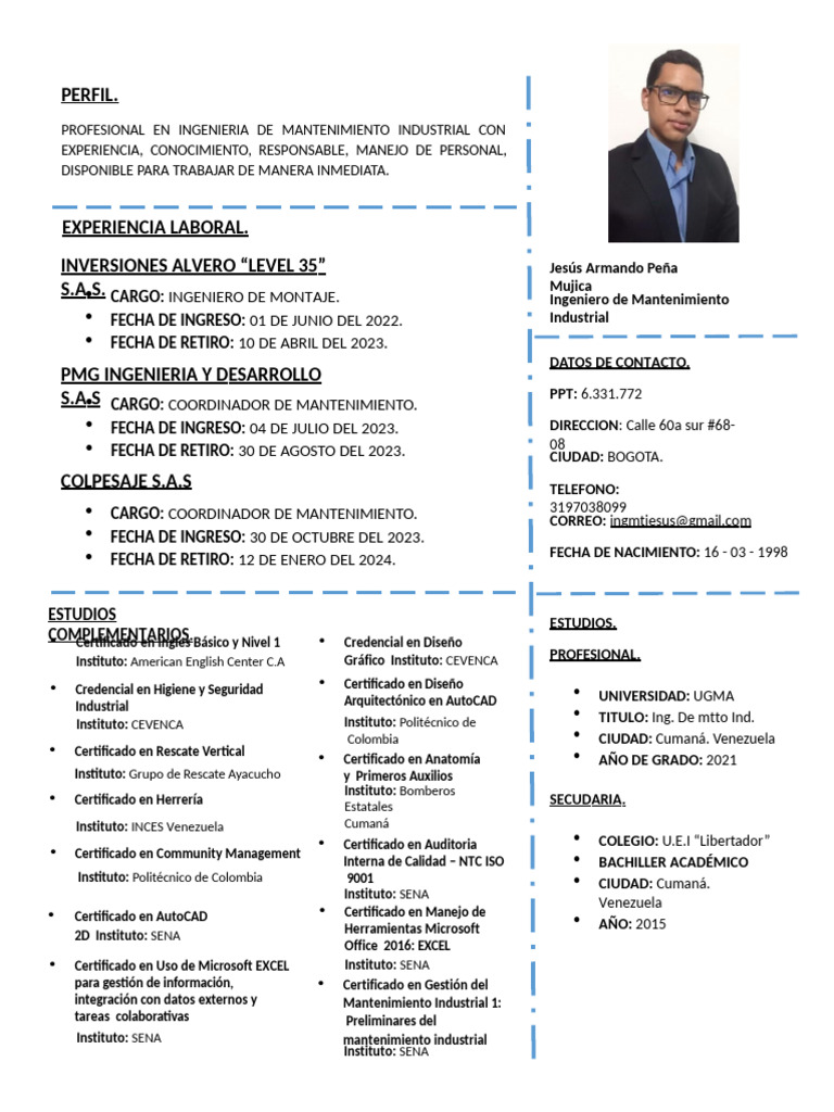 CURRICULUM JESUS PEÑA | PDF
