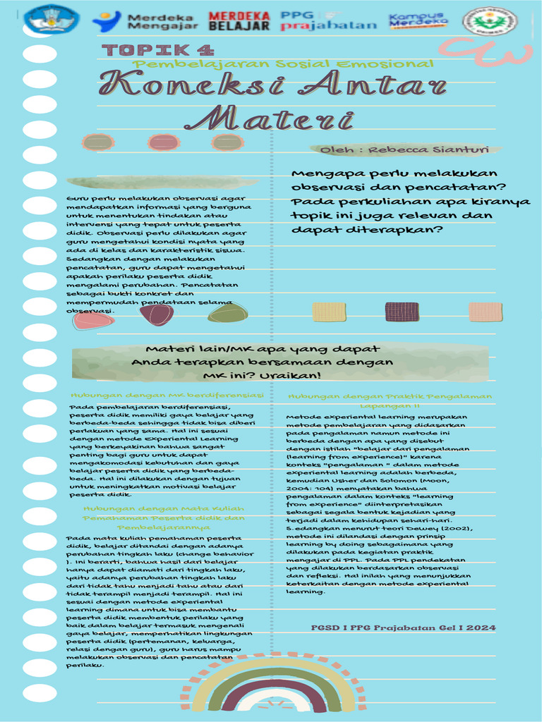 Koneksi Antar Materi | PDF