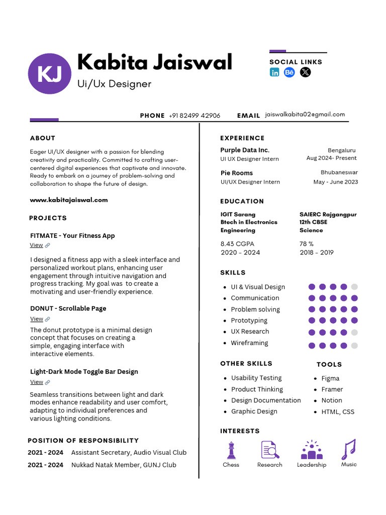 Resume Kabita | PDF