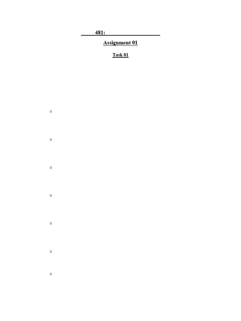 Assignment 01 - CN | PDF