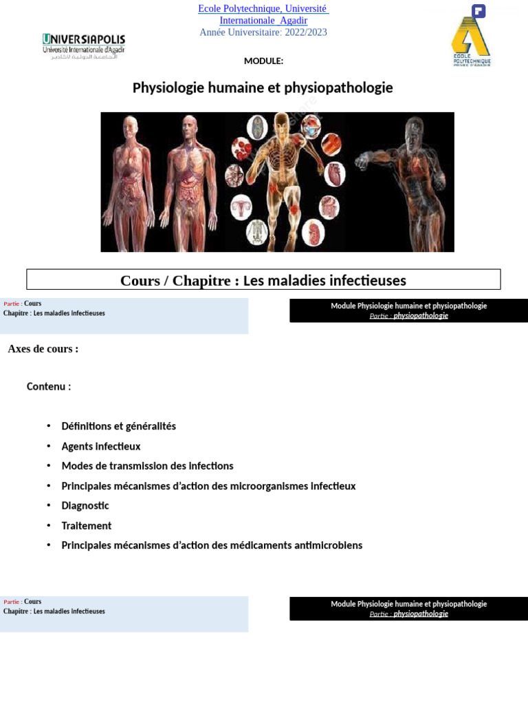Chapitre Les Maladies Infectieuses | PDF