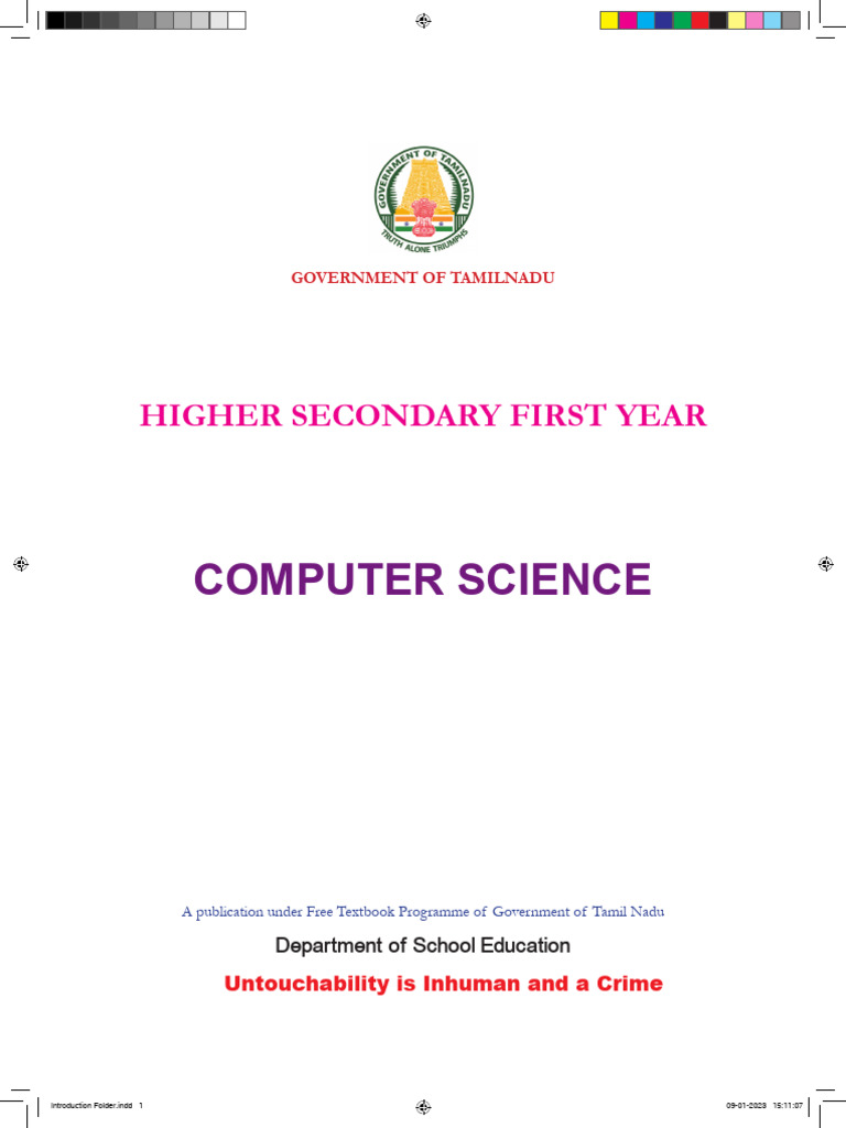 11th Computer Science EM Text | PDF