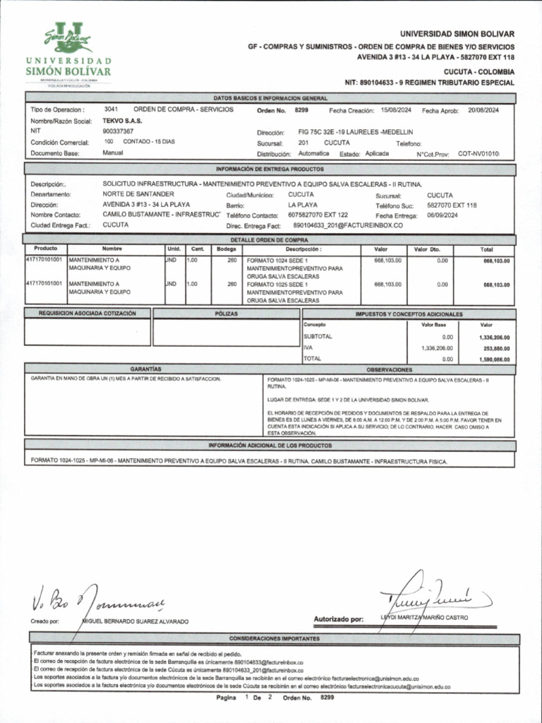 Oc 8299 Tekvo | PDF