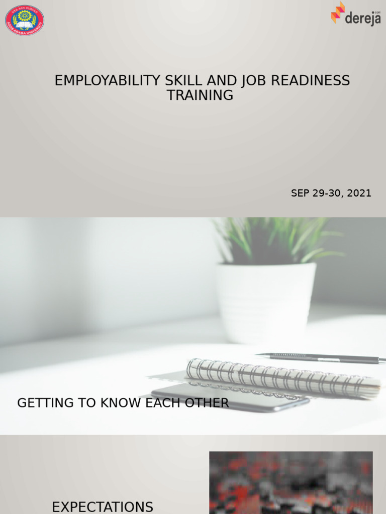 Employability Skill TOT | PDF | Résumé | Career & Growth