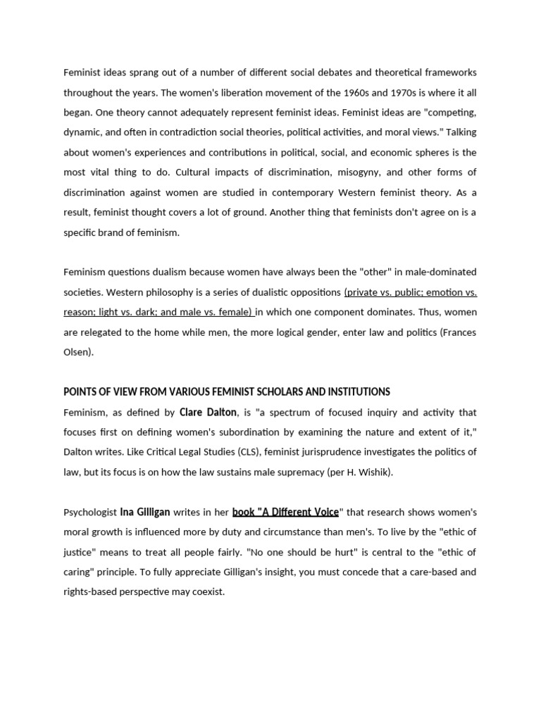 Feminism akb 5 | PDF