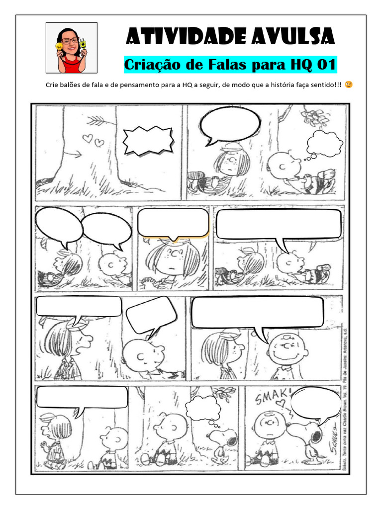 Atividade Avulsa Criacao de Falas para HQ 01 | PDF