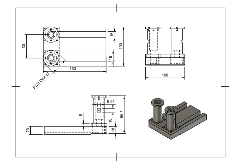 Mounting Plate Drawing v1 | PDF