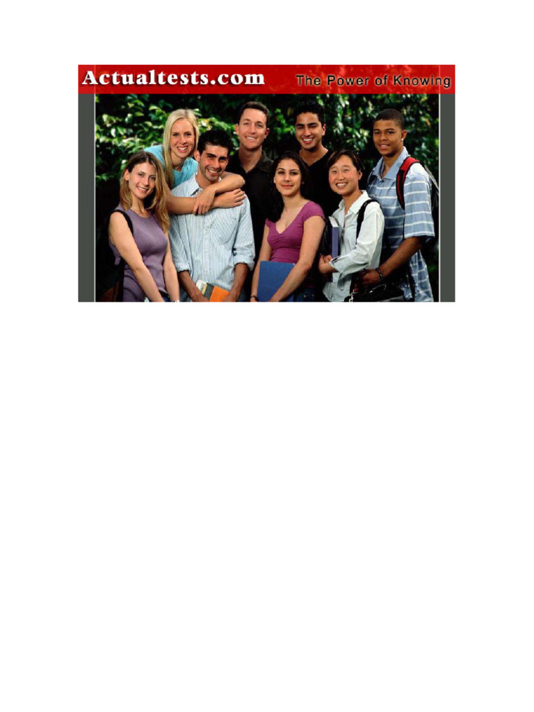 Exam: EK0-001 Title: E-Biz+ Ver: 10.07.05 | PDF