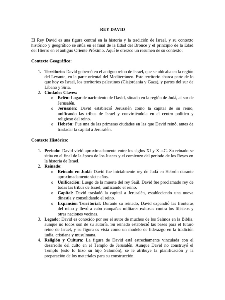 REY DAVID | PDF