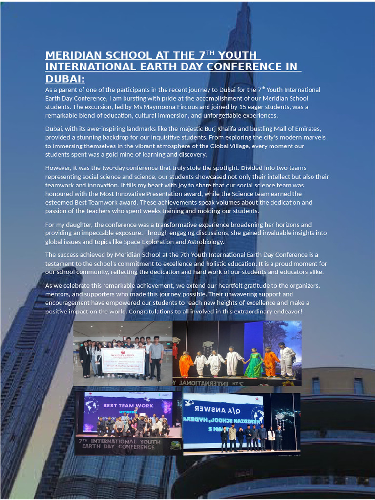 Dubai Conference pdf | PDF