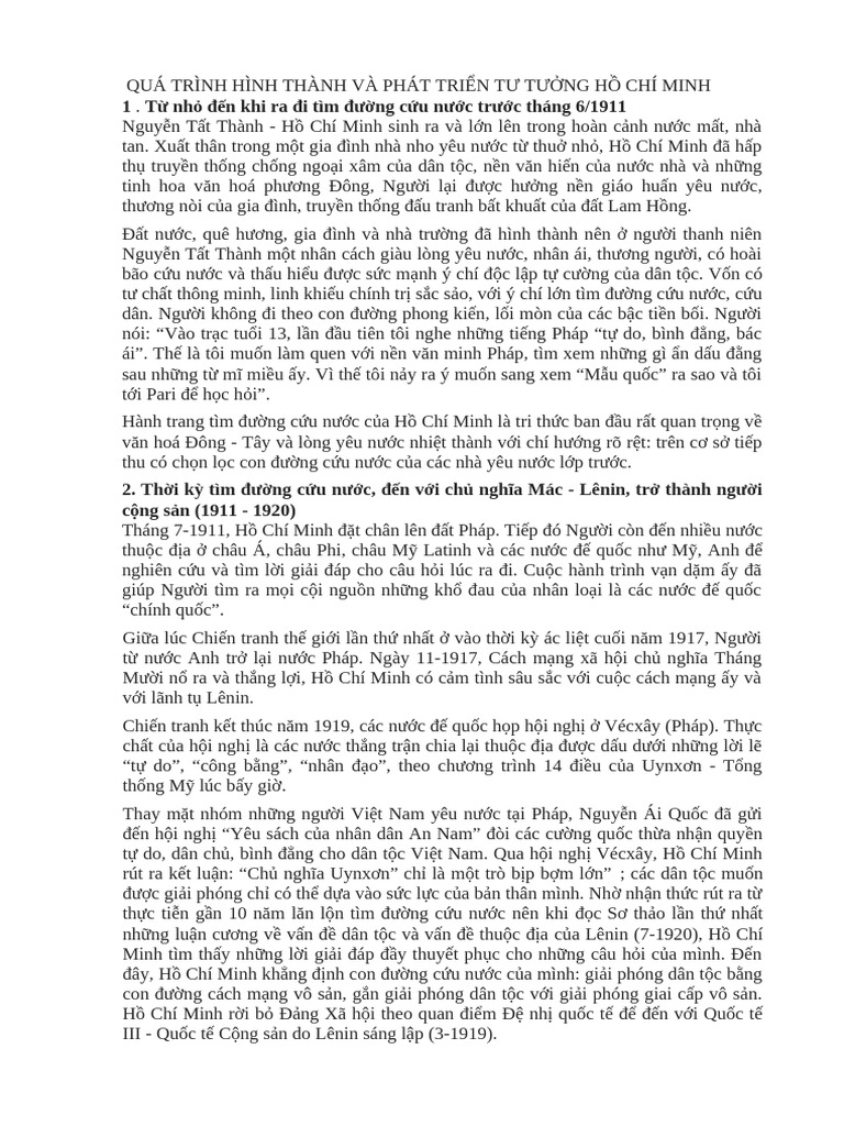 TTHCM - Nhóm 3 | PDF