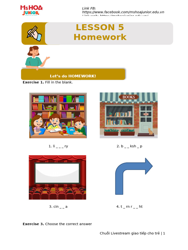 LESSON 5 - HOMEWORK | PDF