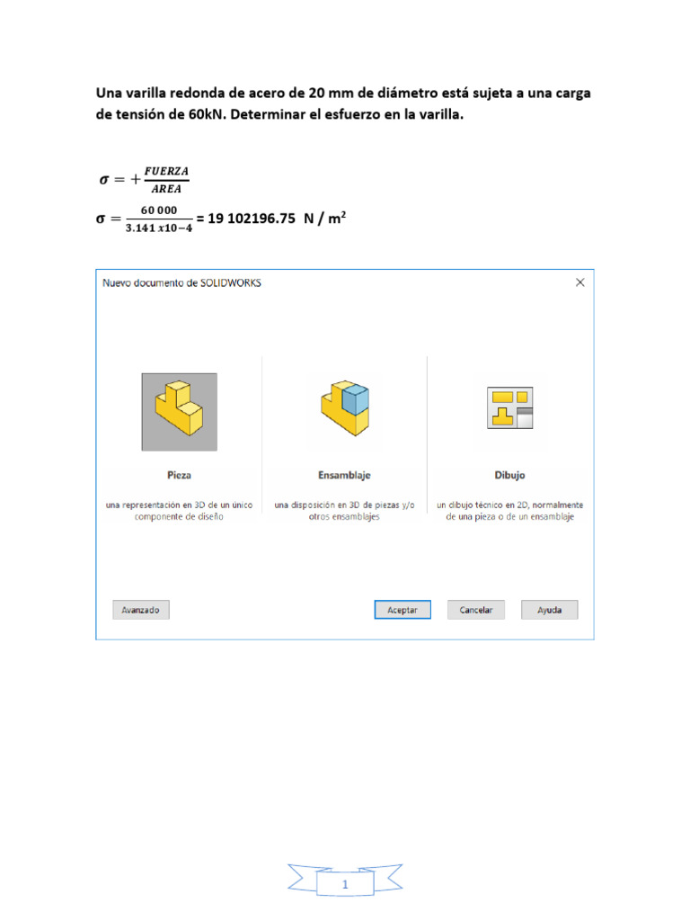EJERCICIOS DIEZ SEP EN SOLID PARA APOYO DE MECANICA | PDF