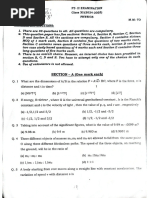 Ambo University Physics Mid Exam | PDF