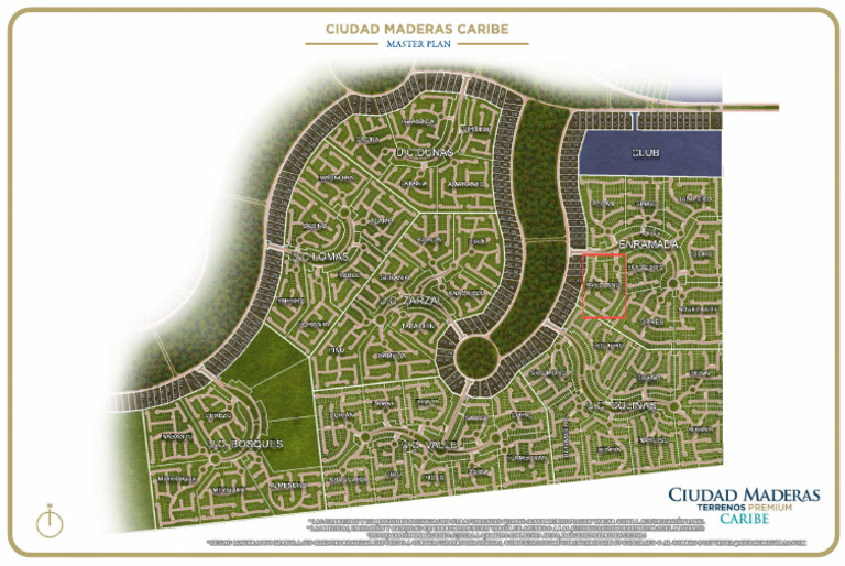 Plano_master_Ciudad Maderas Cancun Avellano | PDF