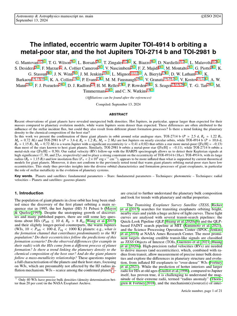 The Inflated, Eccentric Warm Jupiter TOI-4914 B Orbiting A Metal-Poor ...