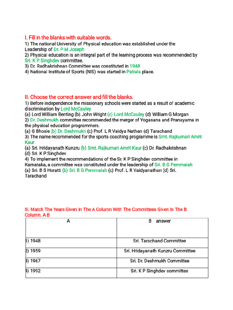 9TH Physical Education Notes | PDF