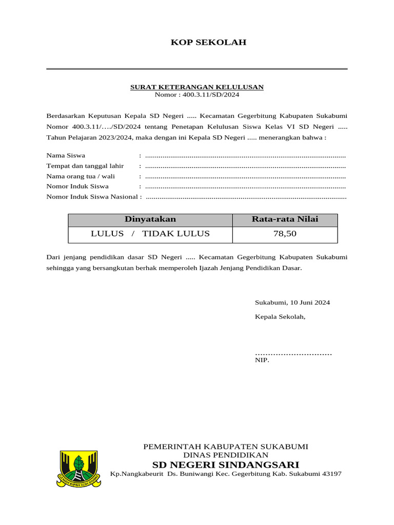 Contoh Surat Kelulusan Skhu Dan Skkb Pdf