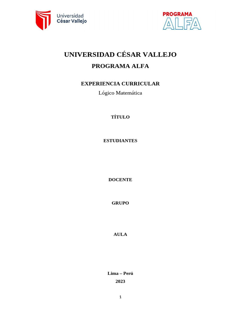 Sesión 06 Informe Final Del Proyecto Alfa Emprendedor | PDF
