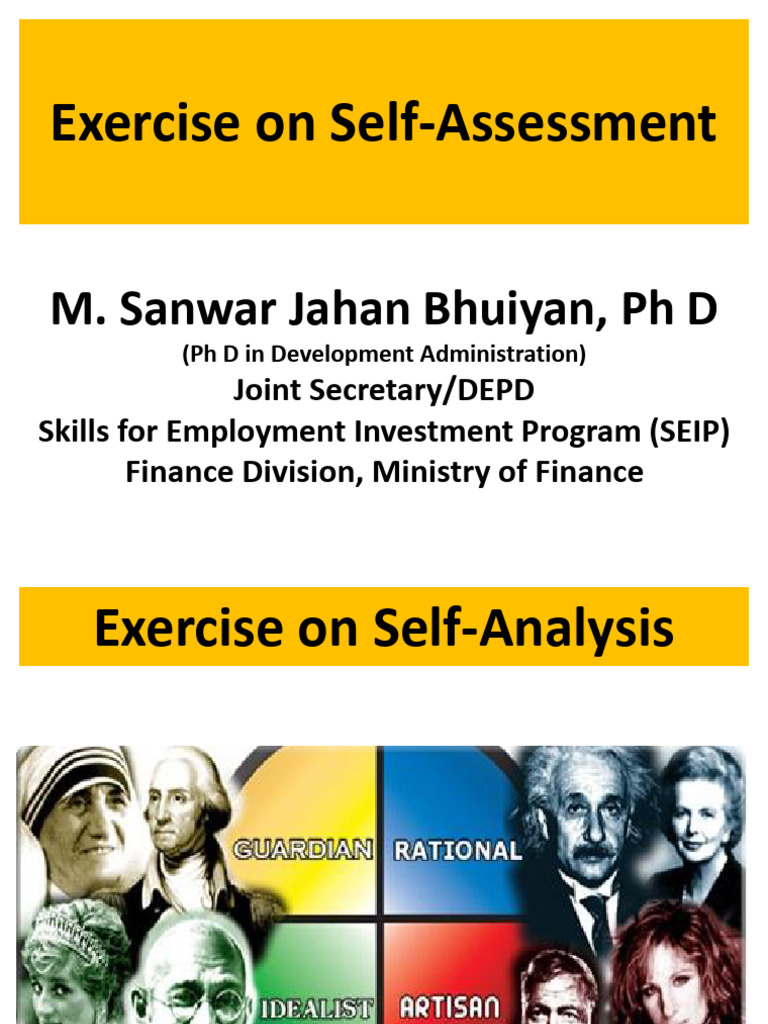 MBTI Self-Analysis - For BBA | PDF
