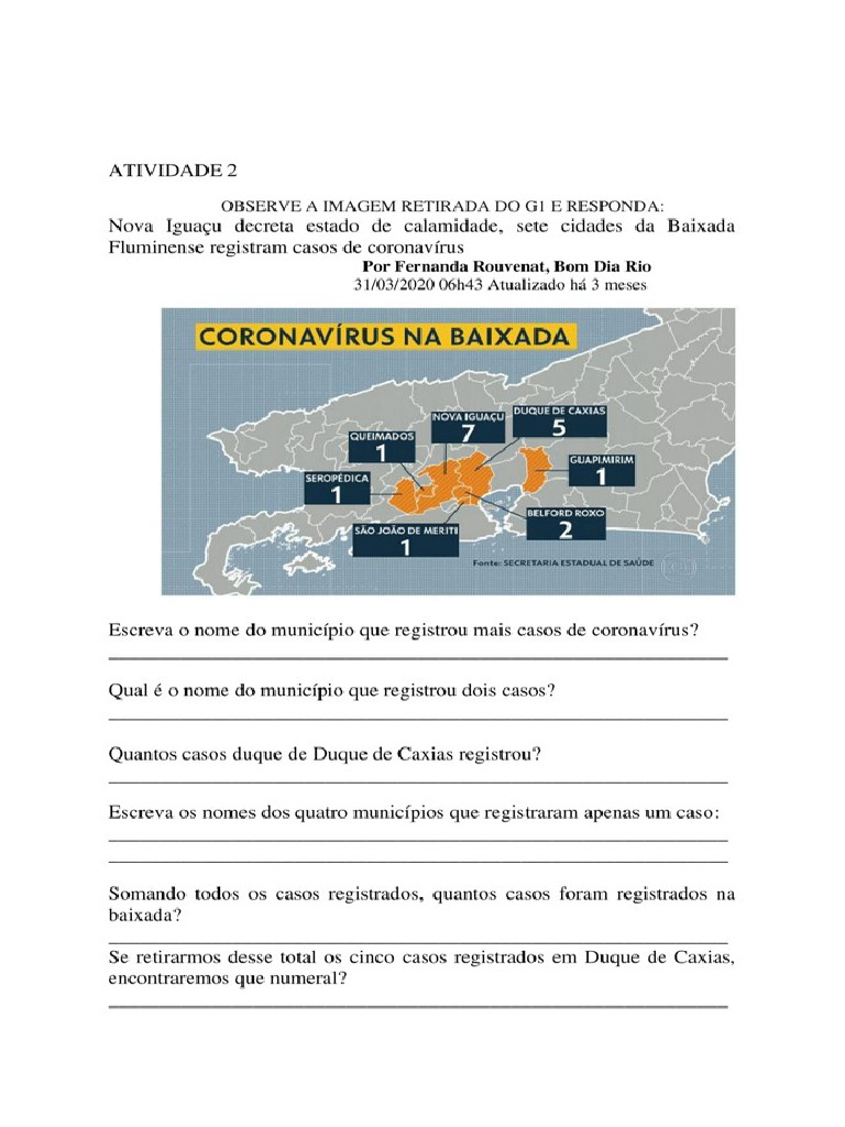 Geografia Atividade Eja | PDF