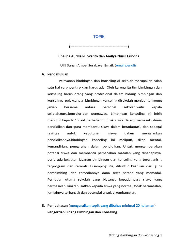 Tamplet Artikel Kelas | PDF