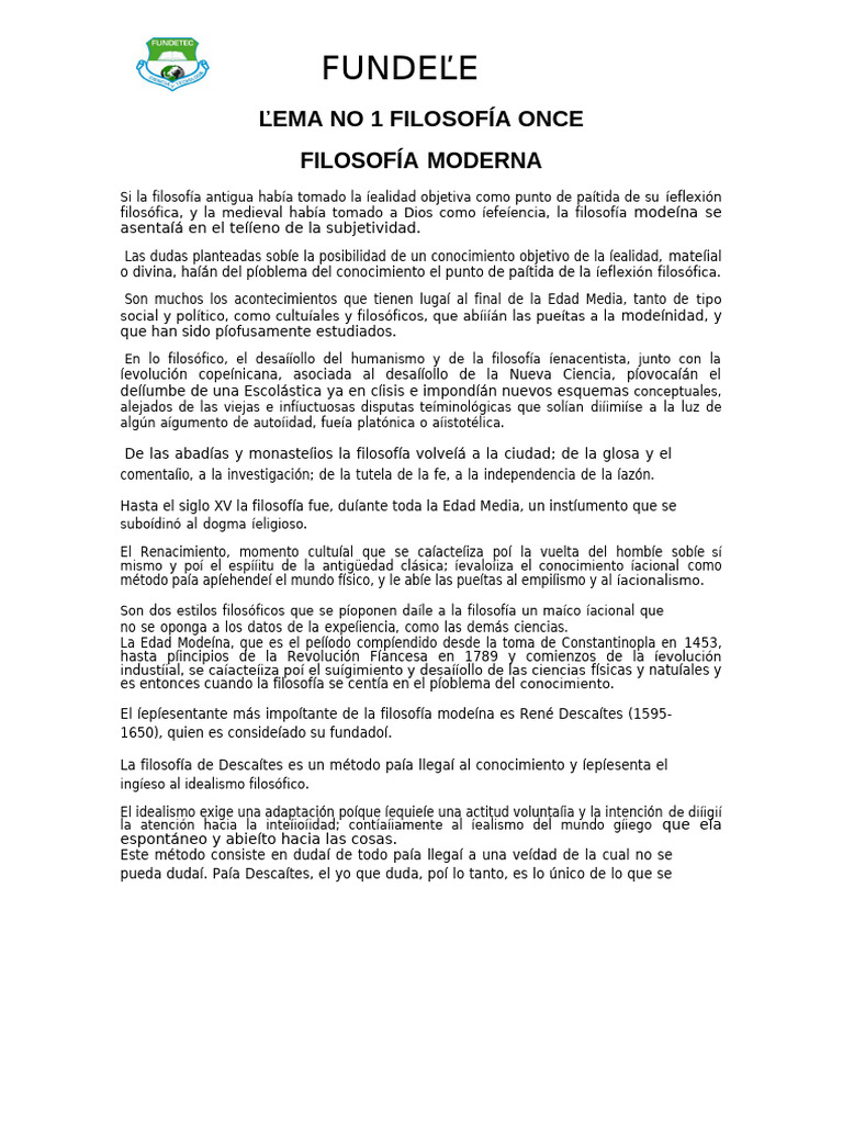 Taller Filosofía Once (2) | PDF