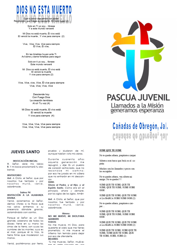 Folleto Pascua-2017 | PDF | Cristo (título) | Pecado