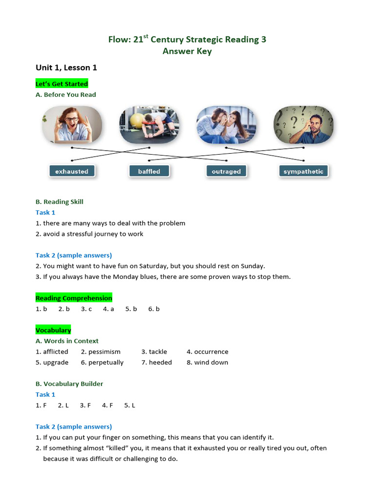 Flow 3-Answer Key | PDF