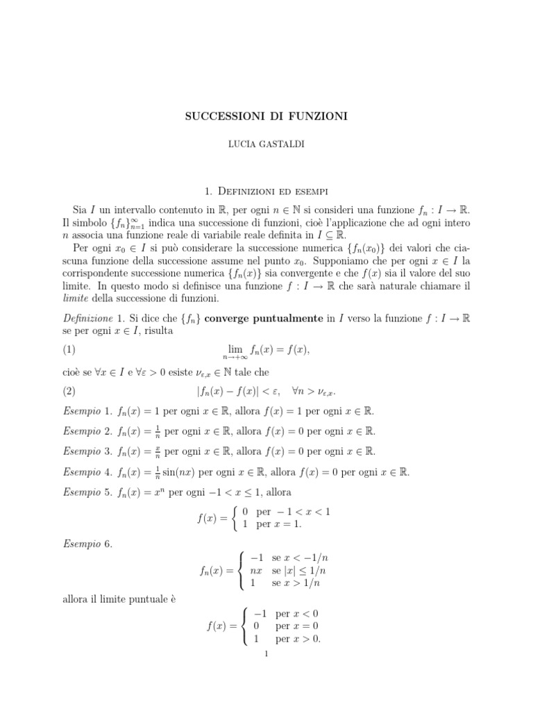 Succfunz - Gastaldi | PDF