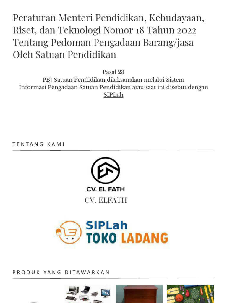 Aturan Siplah | PDF