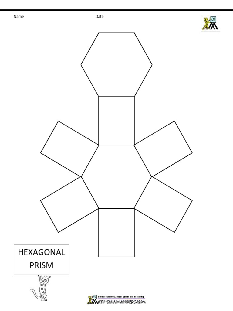 Nets of Solids-Hexagon | PDF