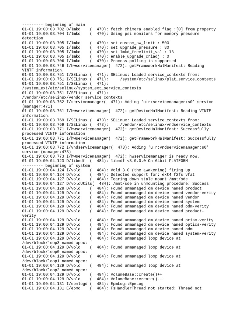 Logcat CSC Update Log | PDF
