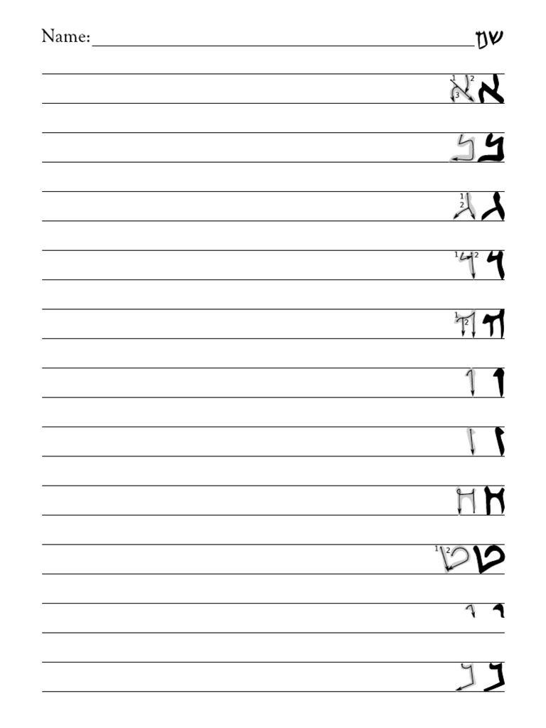Lesson 1 The Alphabet Worksheet 1 | PDF