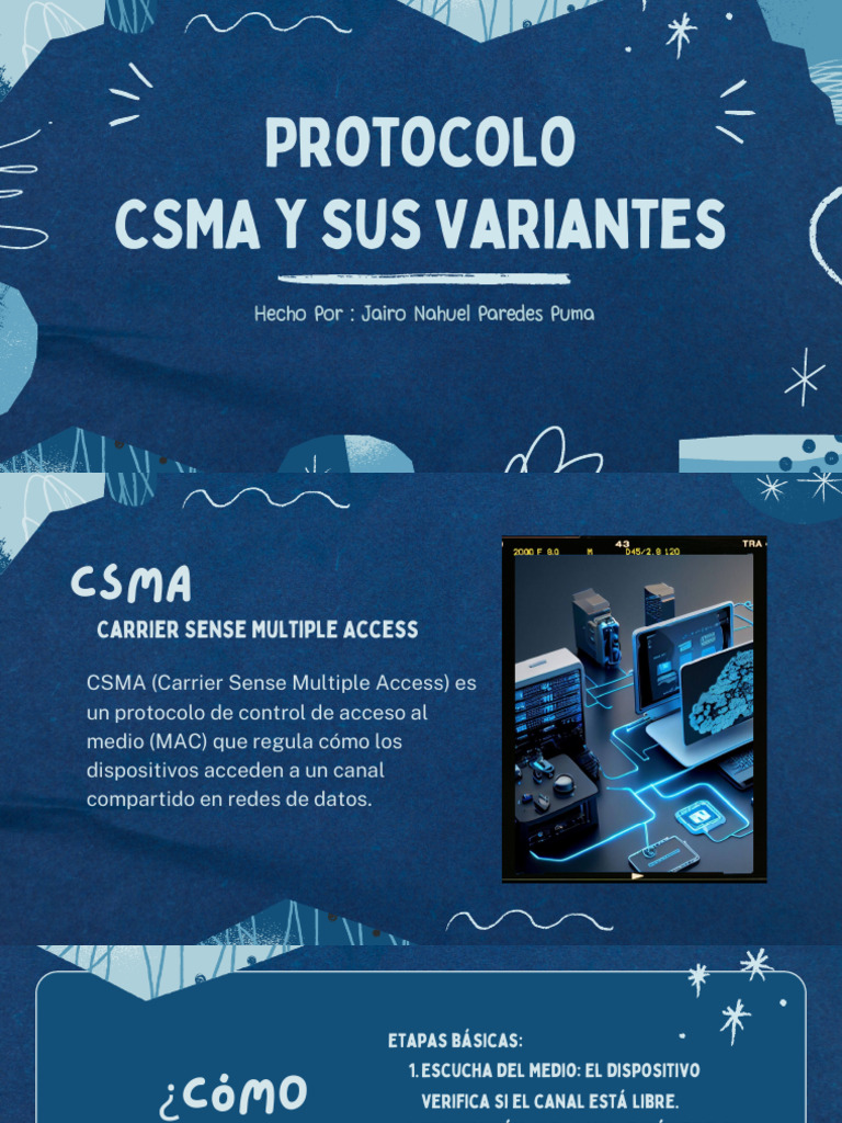 Protocolo CSMA y Sus Variantes-1 | PDF
