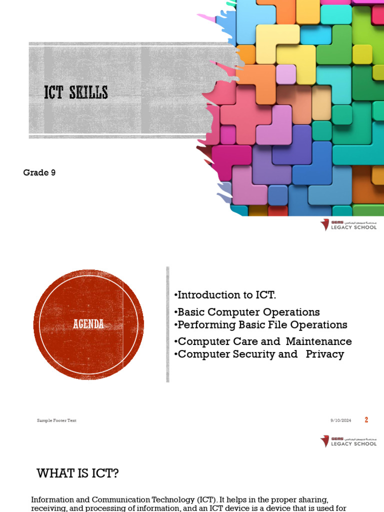 ICT Skills | PDF