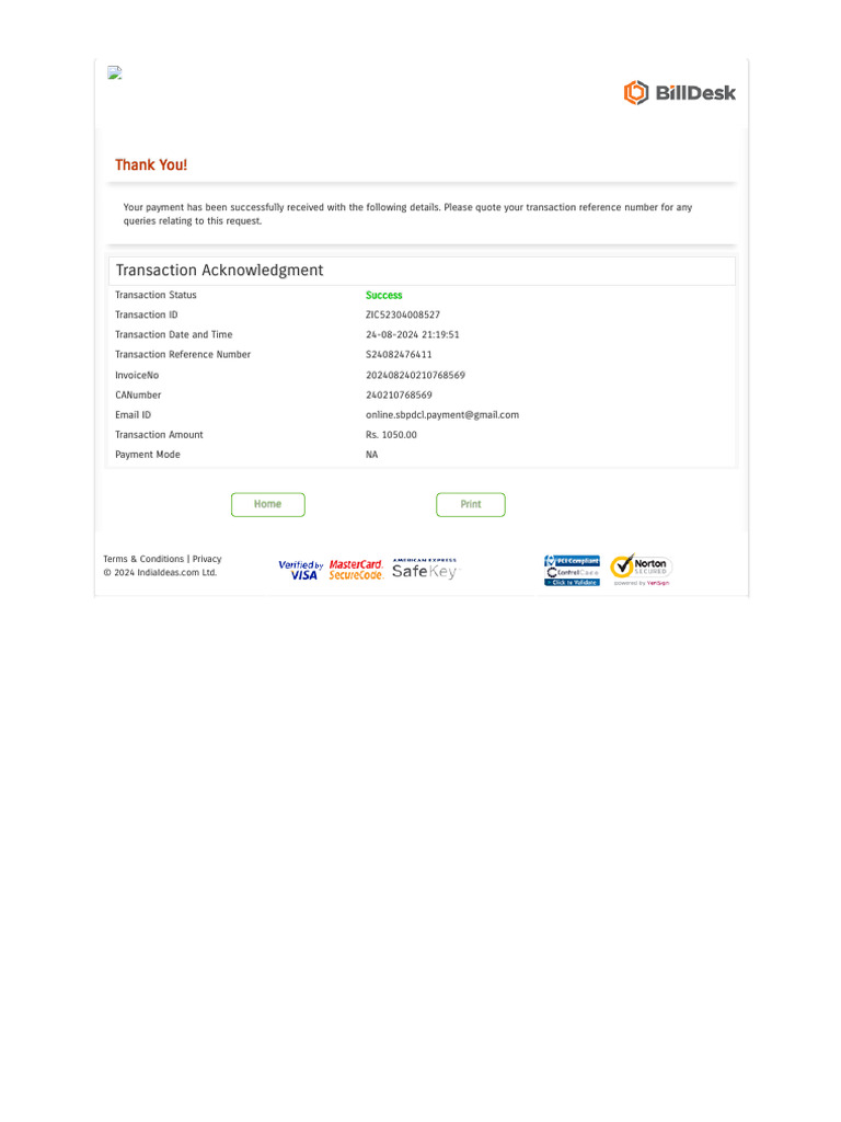 BillDesk Payment Gateway | PDF