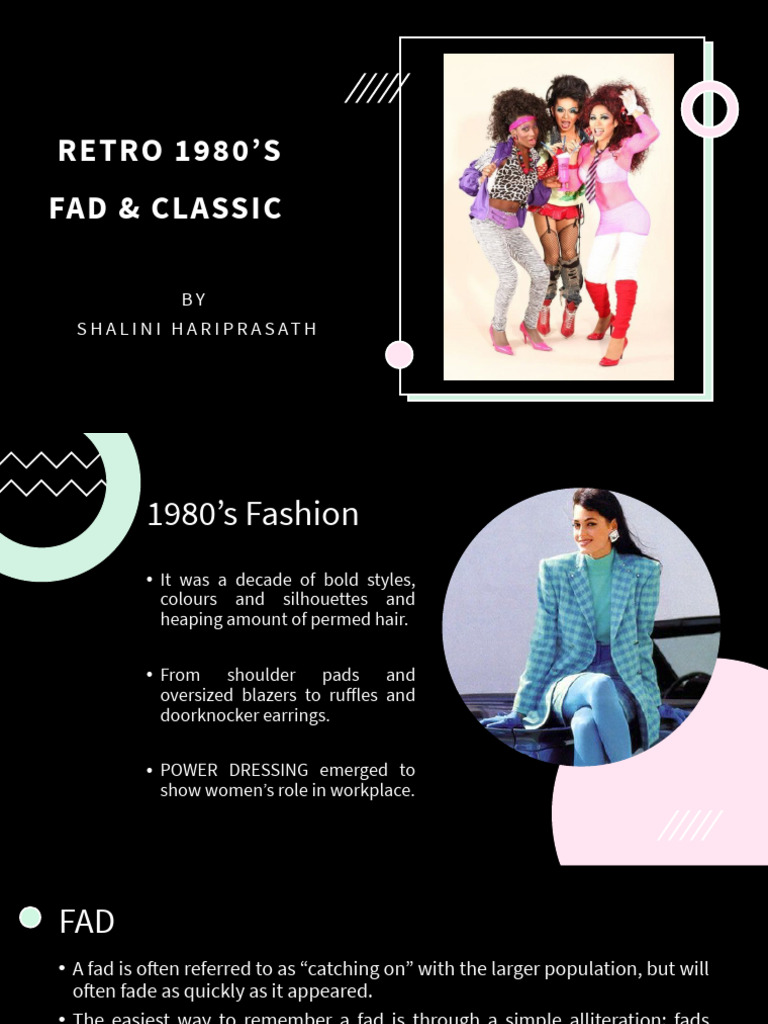 RETRO 1980'S FAD and Classic | PDF